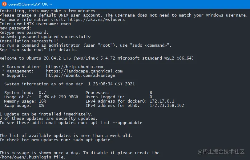最详尽教程完整介绍-Windows 的 Linux 子系统-WSL1&WSL2安装 WSL 1. 开启WSL 必须启用“ - 掘金