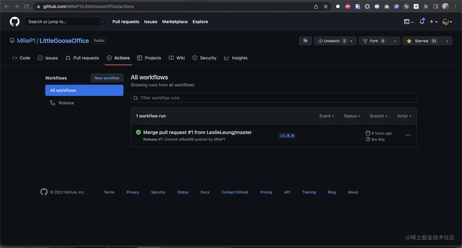Android 项目使用 Github Actions 实现自动打包发布本文介绍如何使用github Actions实现 掘金