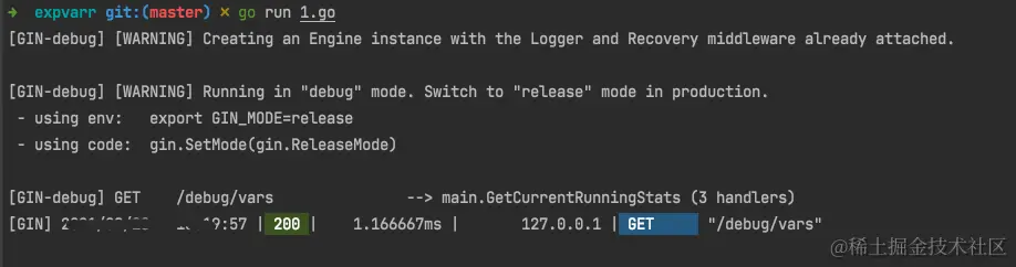 Go expvar包介绍与使用 expvar 是 exposed variable的简写 expvar包是 Golang - 掘金