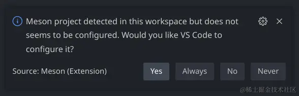 VS Code + Meson搭建C开发环境本文以Arch Linux为例介绍如何基于VS Code和Meson搭建一套 - 掘金
