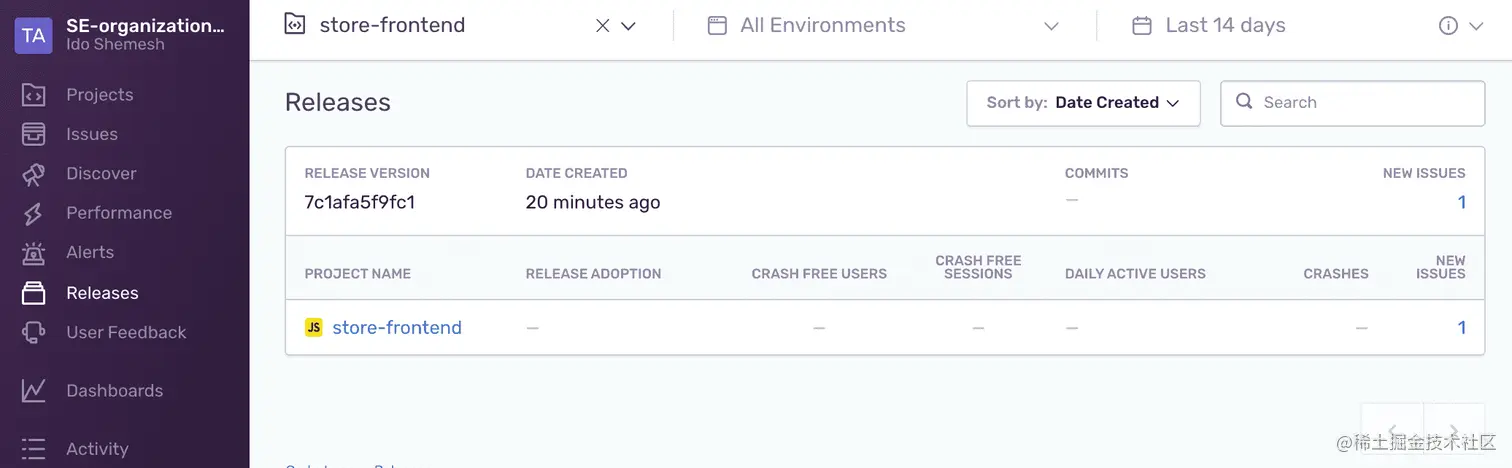 Sentry Web 前端监控 - 官方最佳实践教程创建一个 Sentry 项目 Step 1: 创建项目 Step 2 - 掘金
