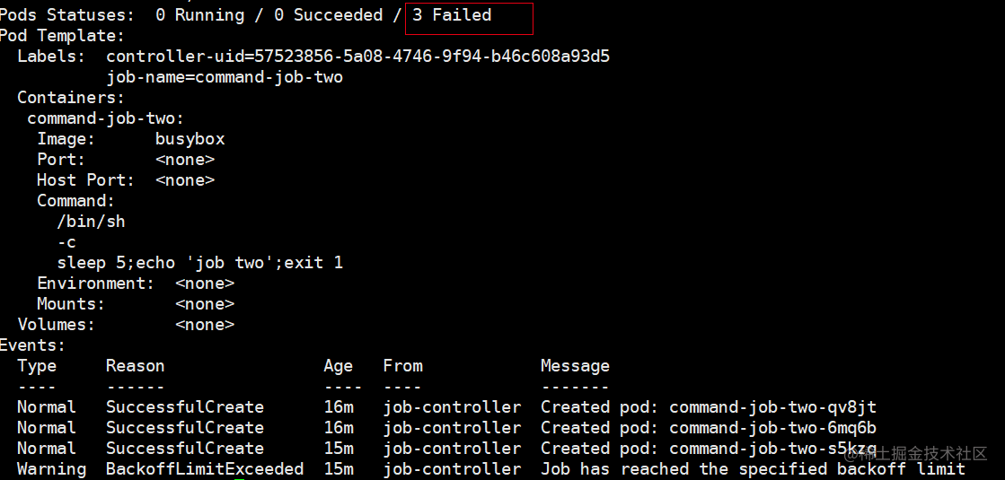 k8s 关于Job与Cronjob - 掘金
