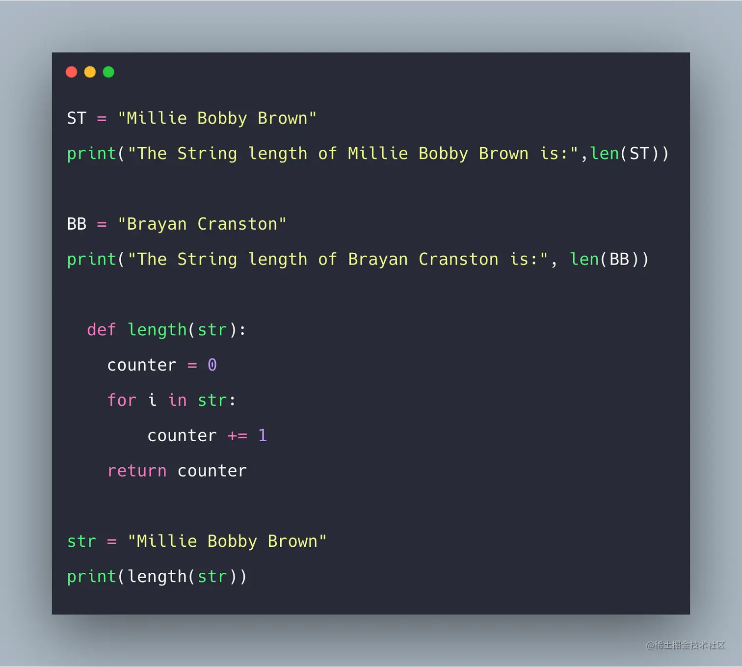Python Python 