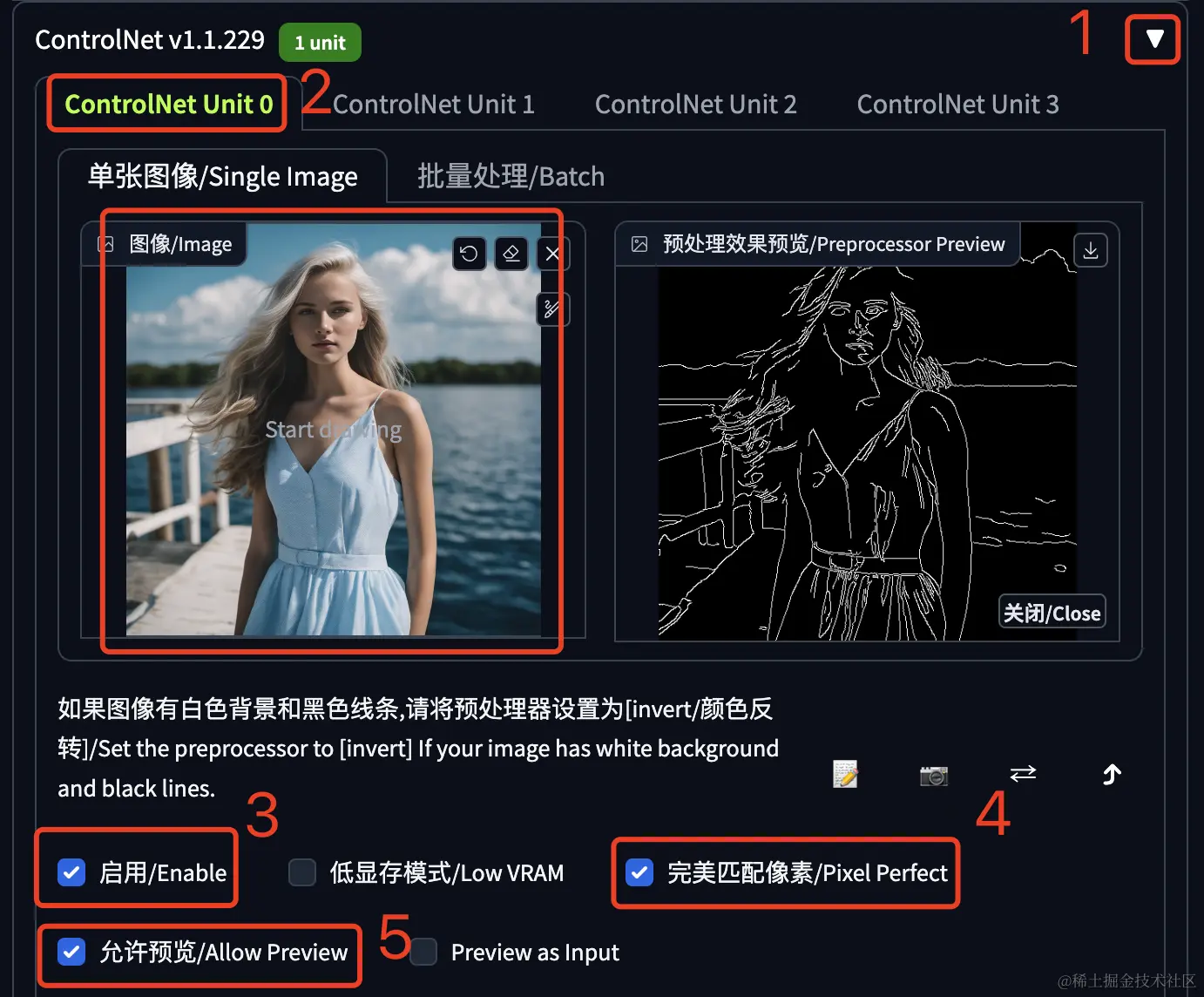 Stable Diffusion基础：ControlNet之线稿成图今天继续给大家分享Stable Diffusiion - 掘金