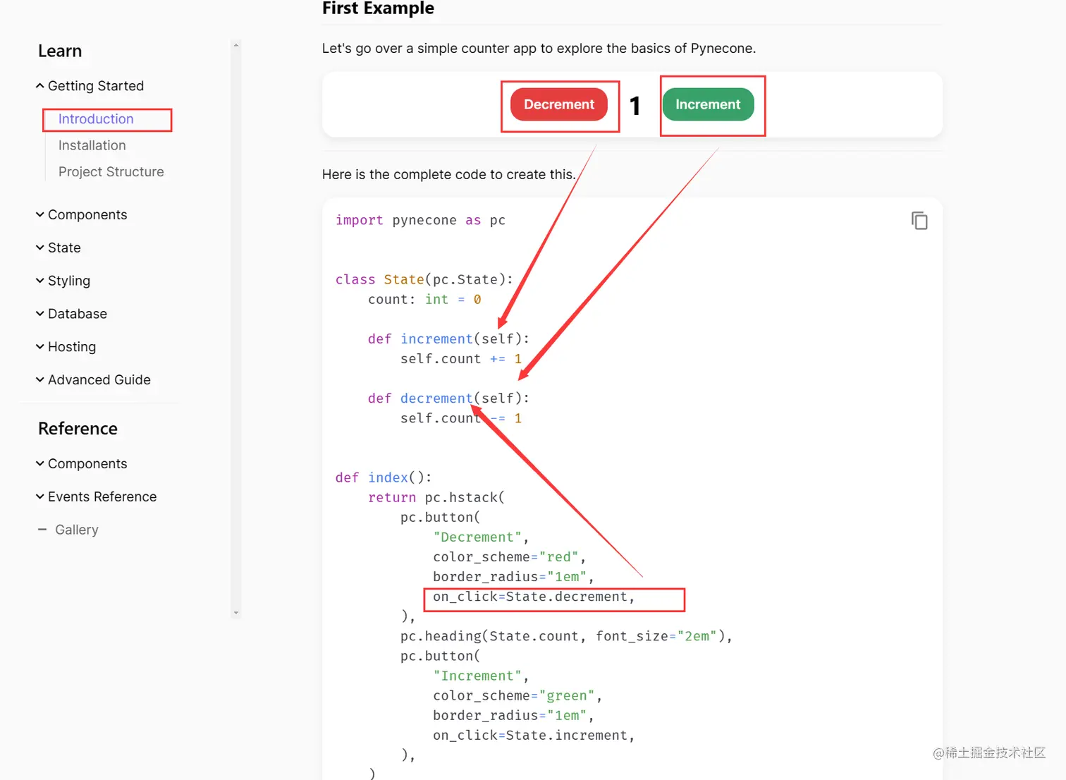 python笔记 了解Pynecone“开启掘金成长之旅！这是我参与「掘金日新计划 · 2 月更文挑战」的第 8 天，点 - 掘金