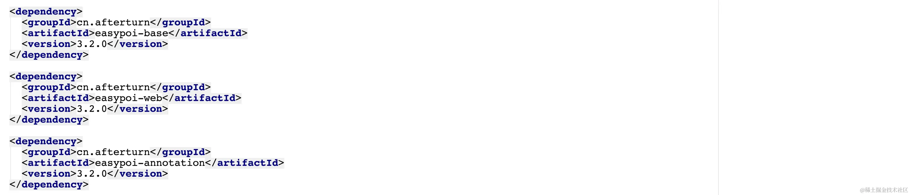 EasyPOI工具EasyPOI 1、简介 easypoi功能如同名字easy,主打的功能就是容易,让一个没见接触过po - 掘金