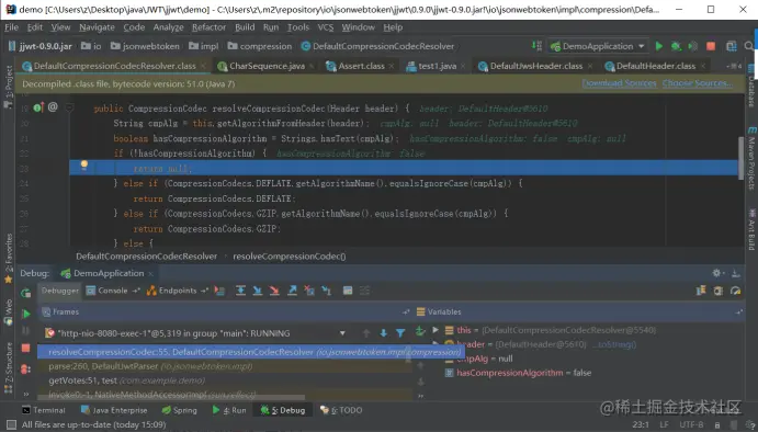 安全经典JWT算法漏洞1、什么是JWT？ JSON Web令牌（JWT）是一个开放标准（RFC 7519），它定义了一种 - 掘金