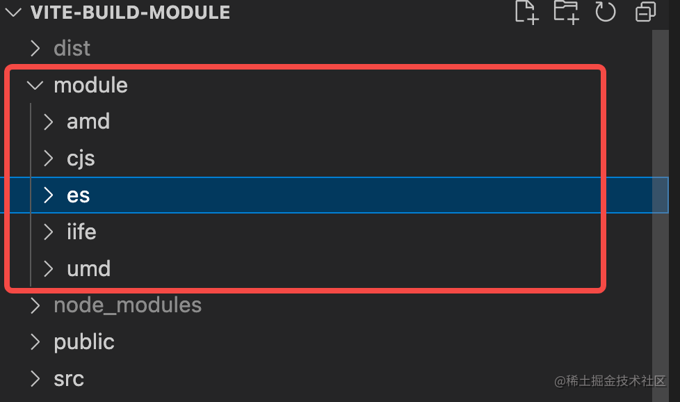 Vite配置引出IIFE,CJS,AMD,UMD,ESM知识点 - 掘金