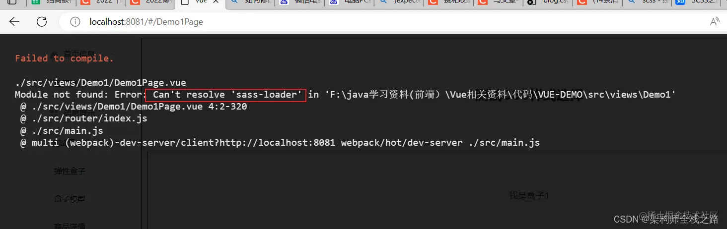 成功解决node、node Sass和sass Loader版本冲突问题、不需要降低node版本。如何在vue项目中安装node Sass