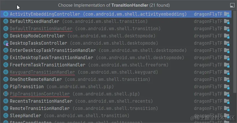 【Android14 ShellTransitions】（五）启动Transition这一节的内容涉及WMCore以及W - 掘金