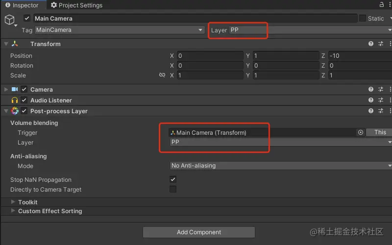 Unity 之 Post Processing后处理不同项目配置（UPR项目配置）后期处理是指在摄影机绘制场景之后但在屏 - 掘金