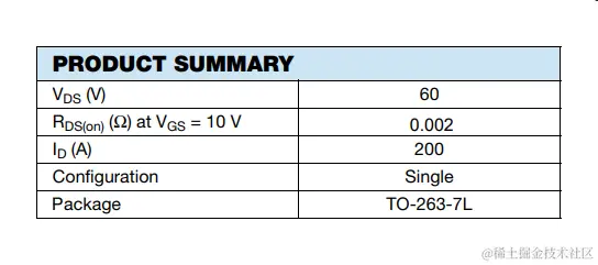 微碧 | 采用TO263-7L封装的N沟道MOSFET实现更高功率、高效率的驱动发展MOS管是常见的一种分立器件，主要作 - 掘金