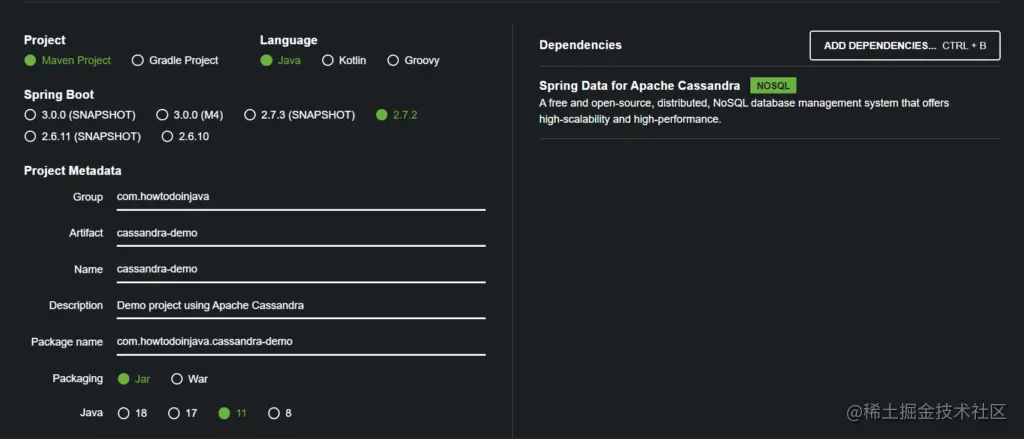 使用Spring Boot的Cassandra指南Apache Cassandra是一个分布式数据库管理系统，是为了处理 - 掘金