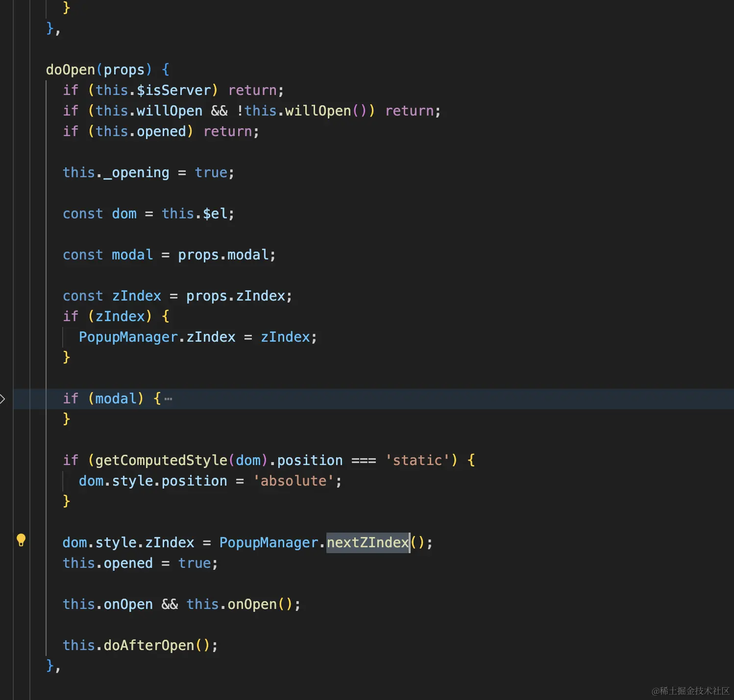关于element-ui组件的弹窗层级问题关于element-ui组件的层级问题，记录一次遇到组件弹窗遮挡问题的排查过程 - 掘金