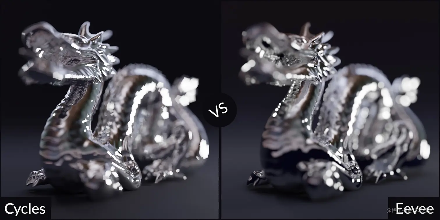 Cycles vs. Eevee —— Blender 实时渲染的 15 个 局限性持续创作，加速成长！这是我参与「掘金 - 掘金