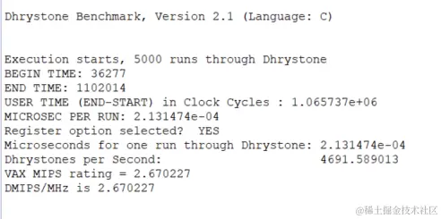 DSP学习笔记（一）| Xtensa 使用例程记录Dhrystone Example Using the Active - 掘金