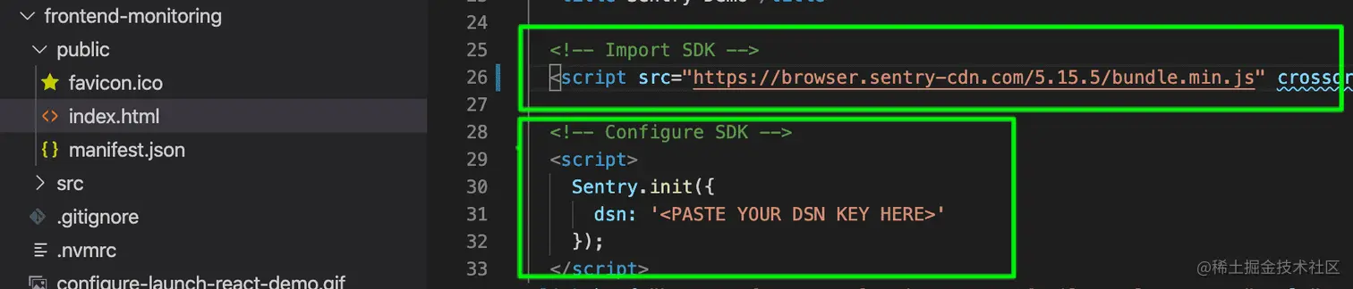 Sentry Web 前端监控 - 官方最佳实践教程创建一个 Sentry 项目 Step 1: 创建项目 Step 2 - 掘金