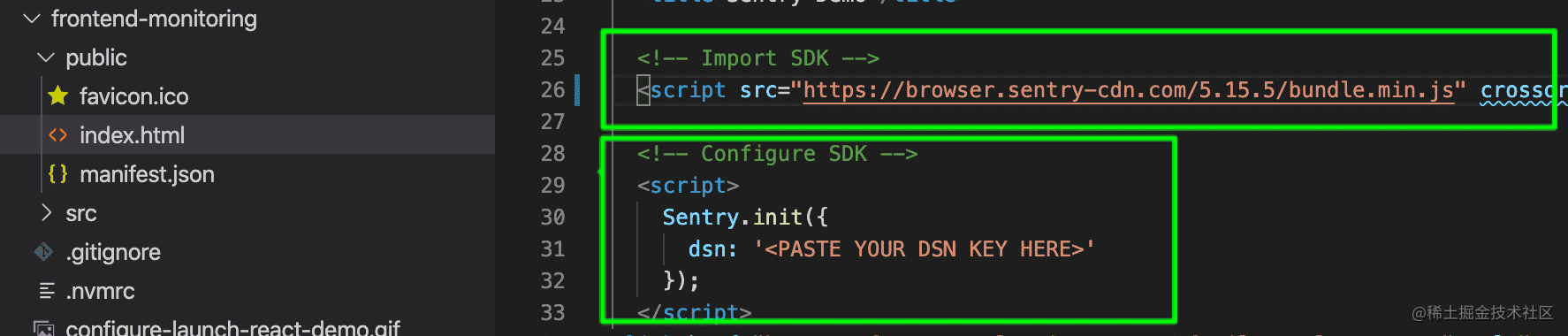 Sentry Web 前端监控 - 官方最佳实践教程 - 掘金