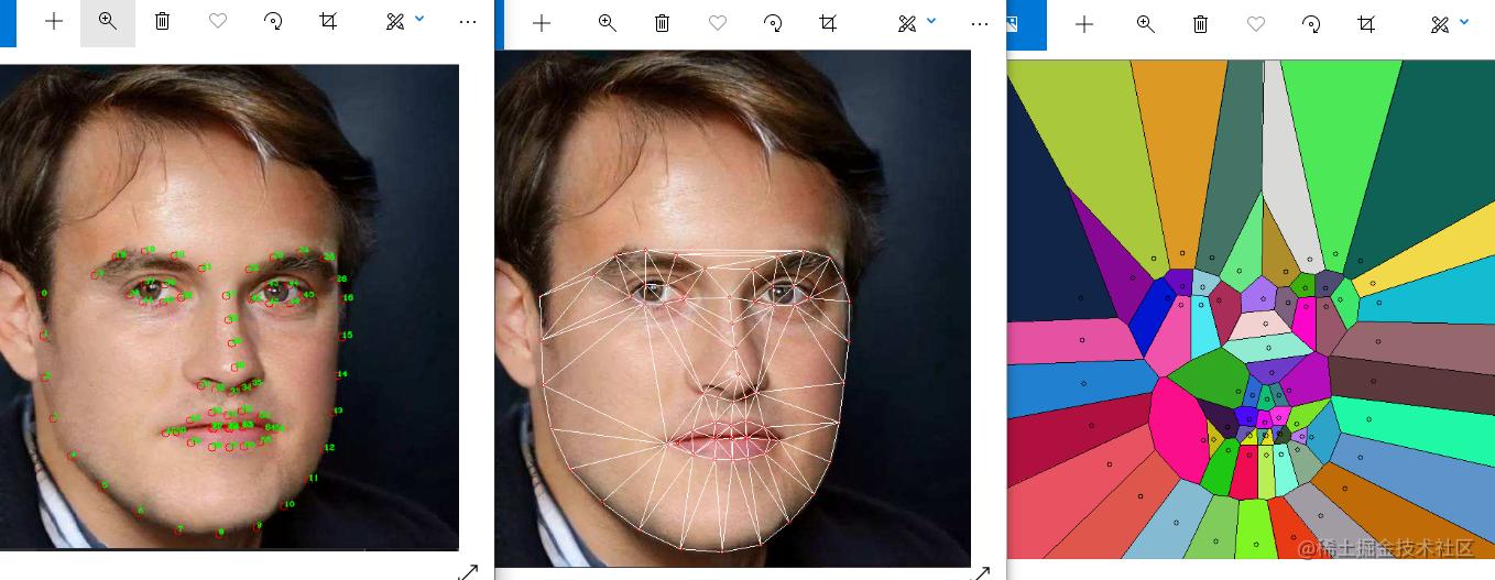 Use Opencv Python To Draw Face Delaunay Triangulation And Voronoi Diagram Moment For Technology