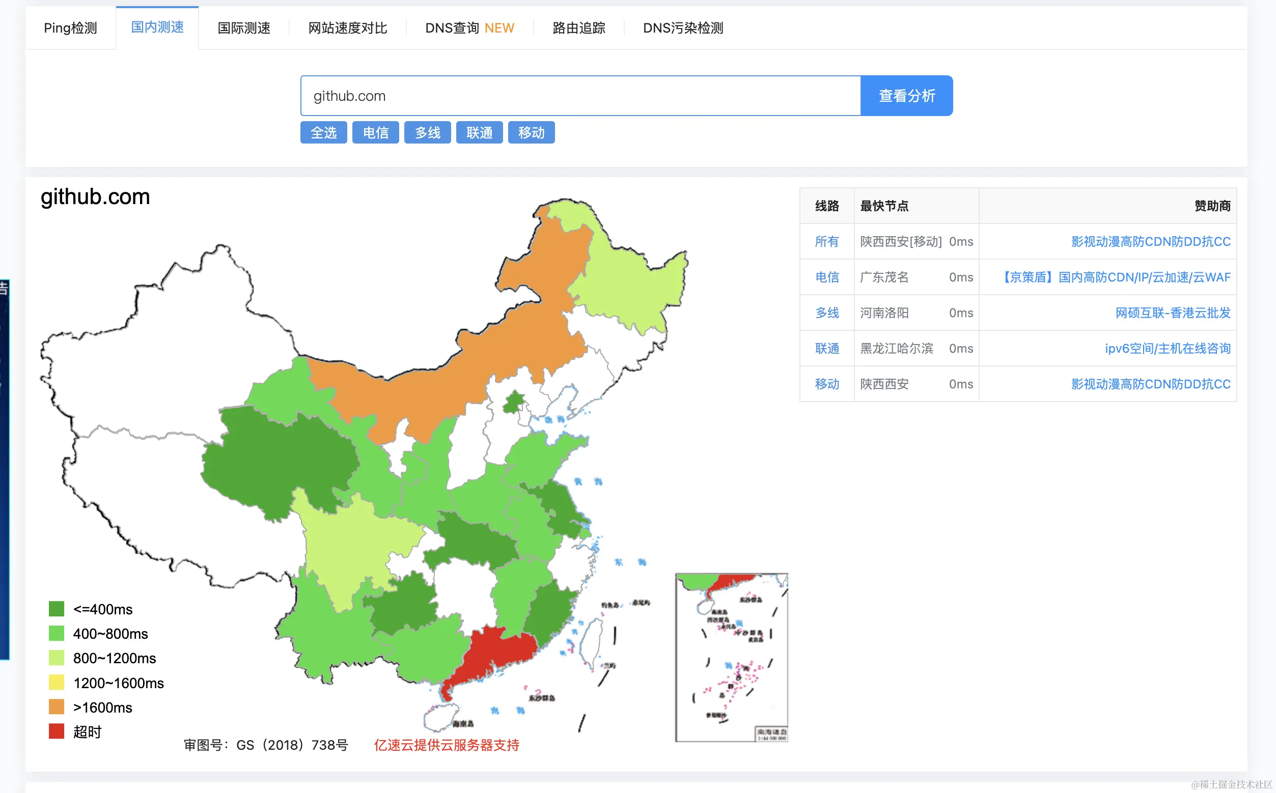 简单一招，加速访问github访问github慢的主要原因 Dns的问题，很多时候我们在国内访问github慢的主要原因 掘金