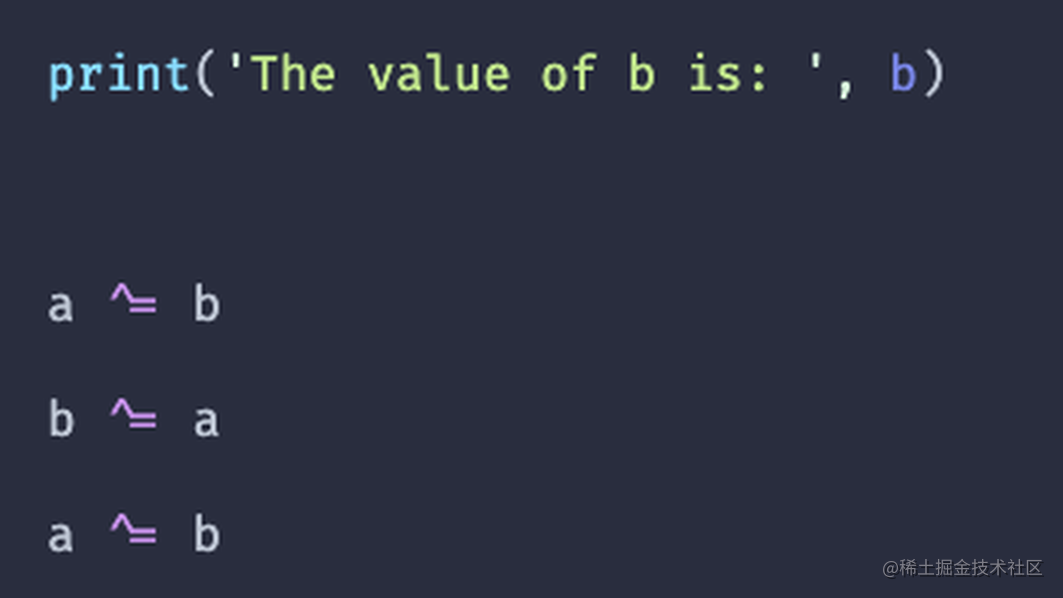 Python XOR运算符的使用方法 - 掘金