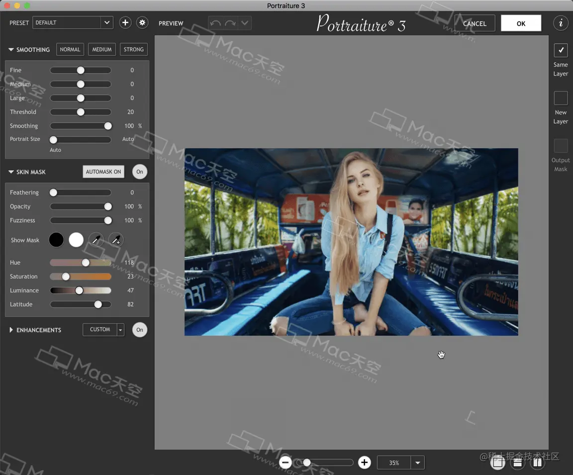 Portraiture 4 for Lightroom Mac(lr人像磨皮插件)PS磨皮套件Imagenomic Pr - 掘金