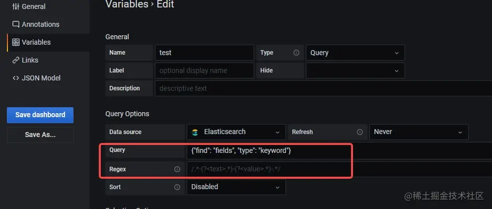 Grafana使用语法之ES/Luence篇Grafnan结合ElasticSearch，实现数据统计，大盘配置；本文主 - 掘金