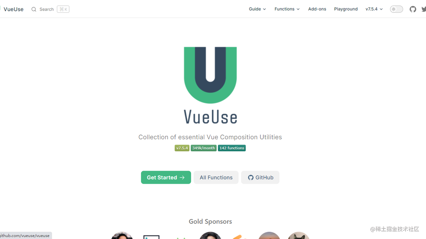 vue3.0 + ts 引入 vueuse - 掘金