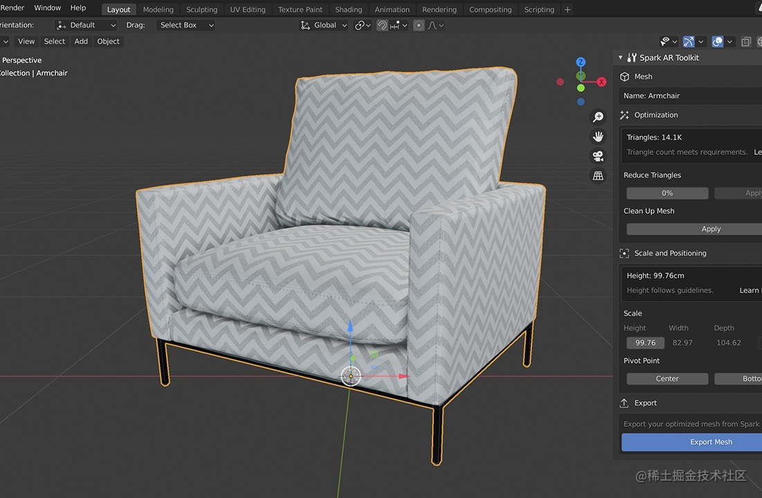 Spark AR —— 用于 Blender 2.83 和 2.9 的 Spark AR Toolkit - 掘金