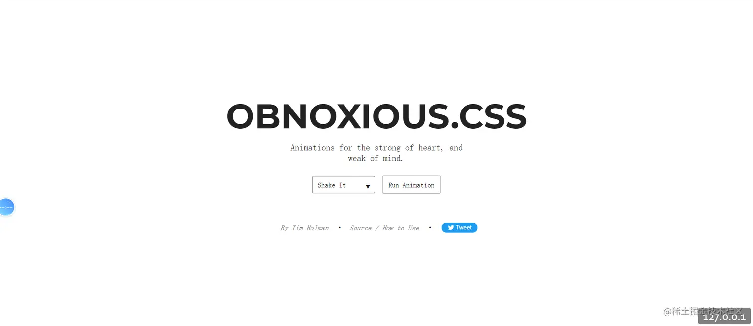 你需要知道的 15 个很棒的 Css 动画库从一种 Css 样式配置到另一种的过渡可以使用 Css 动画进行动画处理。描 掘金