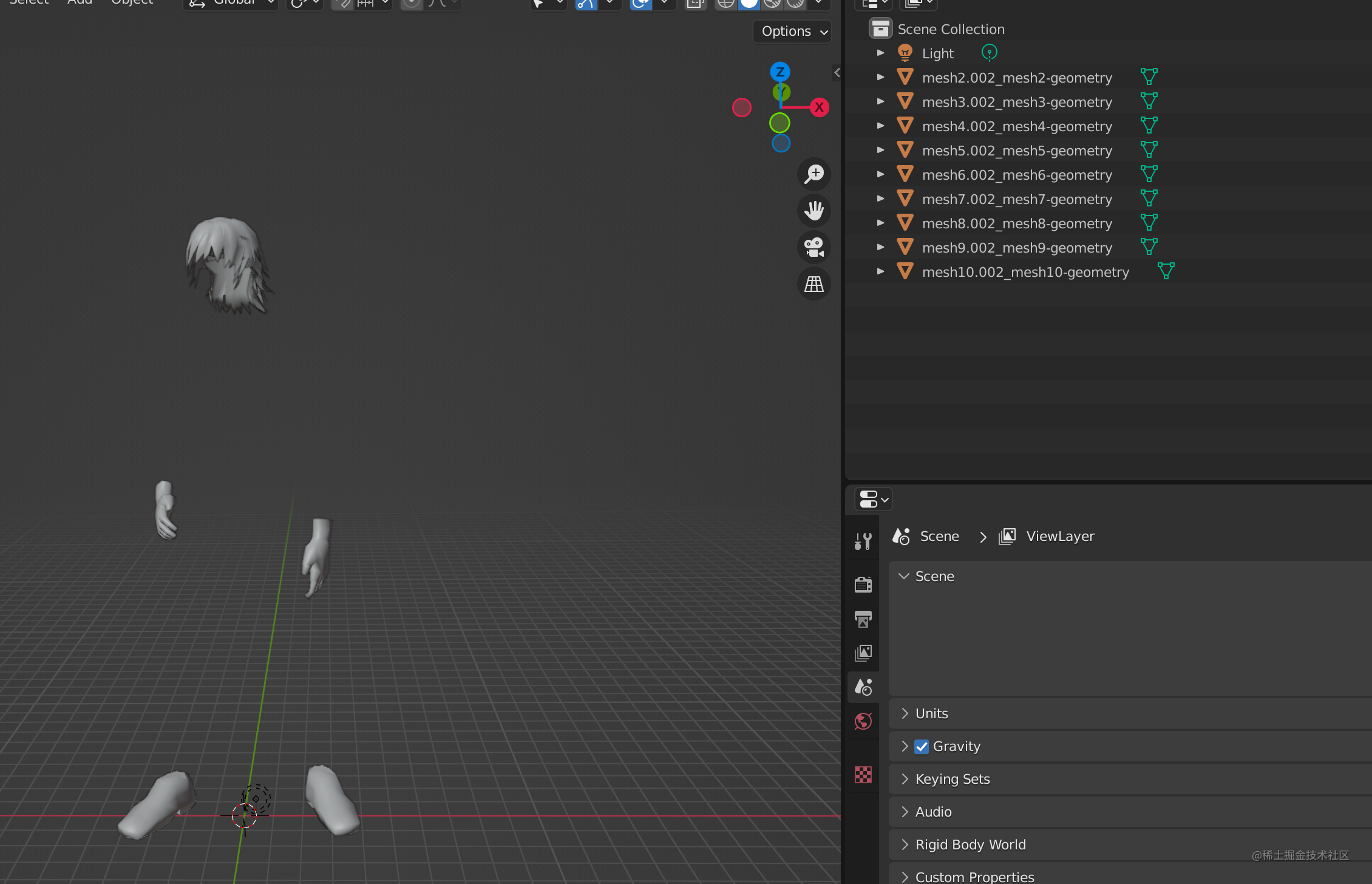 ThreeJs入门31-WebGL模型篇:加载obj模型的一些问题 - 掘金
