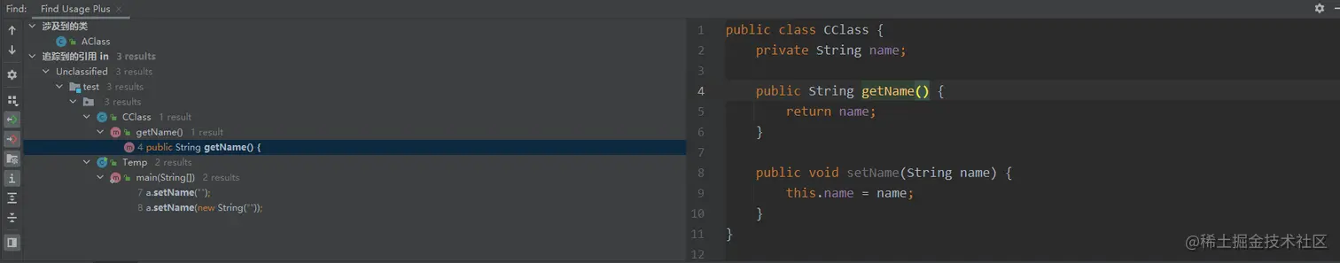 IDEA插件开发-Find Usage功能增强对IDEA原有的Find Usage功能进行增强，能够追溯到最终的赋值的地 - 掘金
