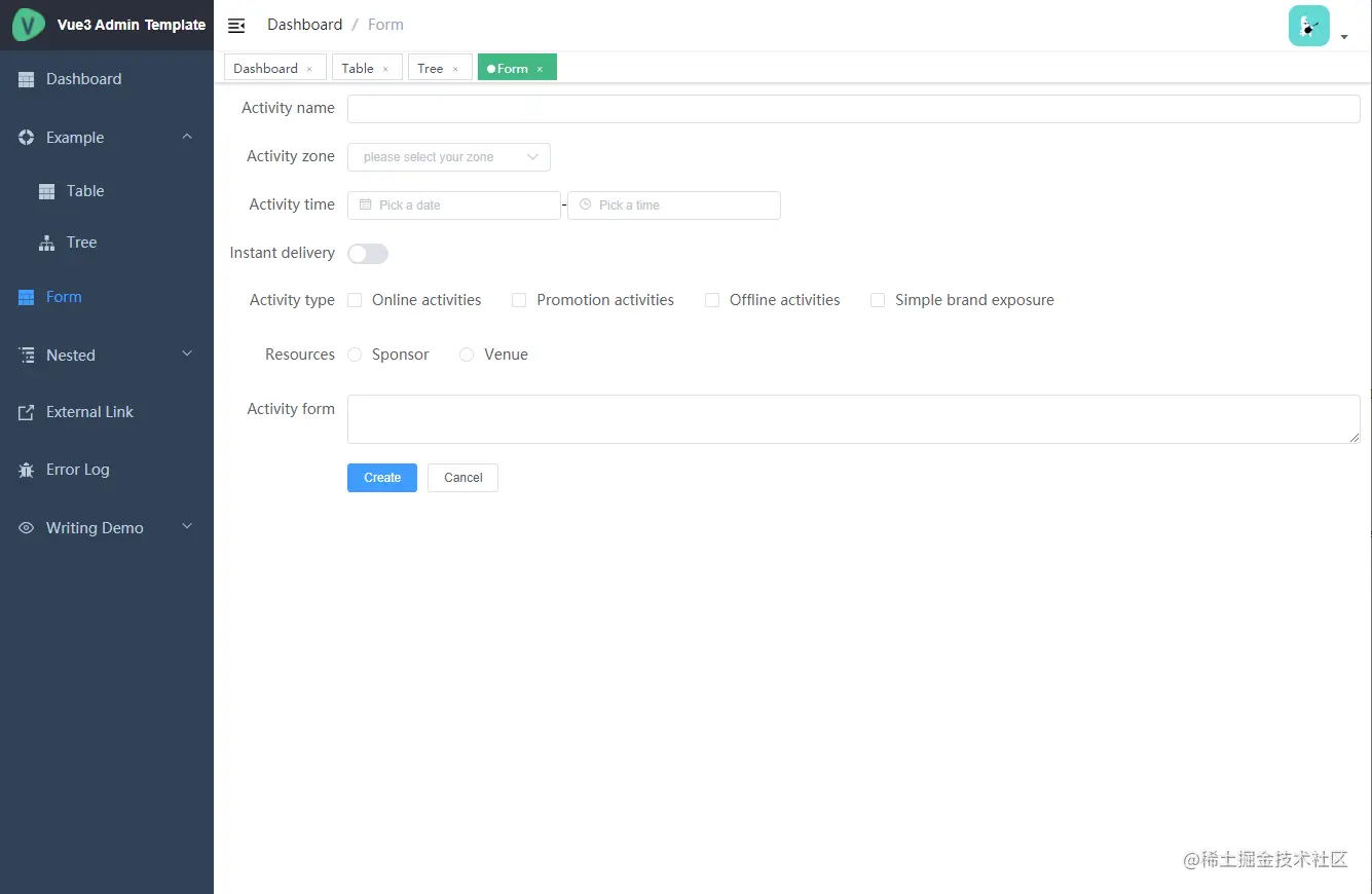 vue3+vite2+elementPlus 的新一代的前端框架，It's easy and fast!vue3(set - 掘金