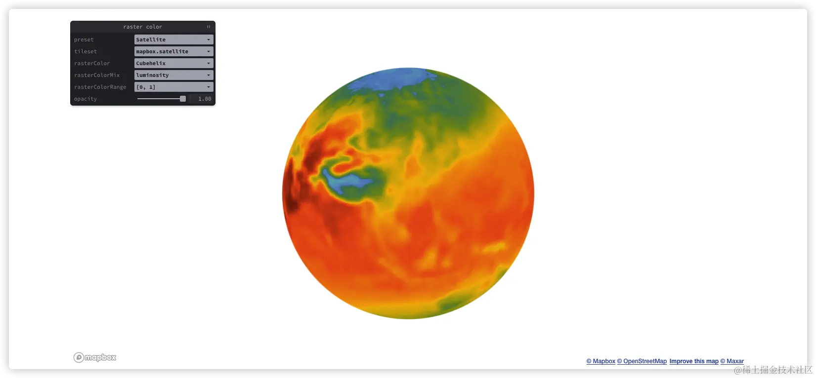 mapbox中的 Raster 图层渲染分析近日mapbox-gl 在发布的 v3.0.0 中新增了新的 raster - 掘金