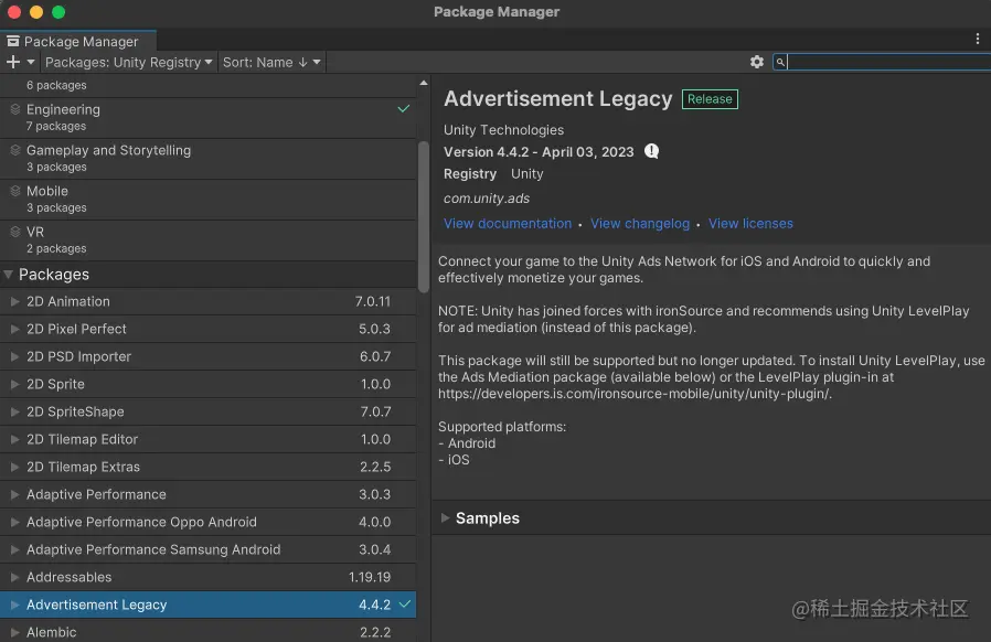Unity 之 最新Ads原生广告接入流程详解Unity Ads 是由 Unity Technologies 开发的广告 - 掘金