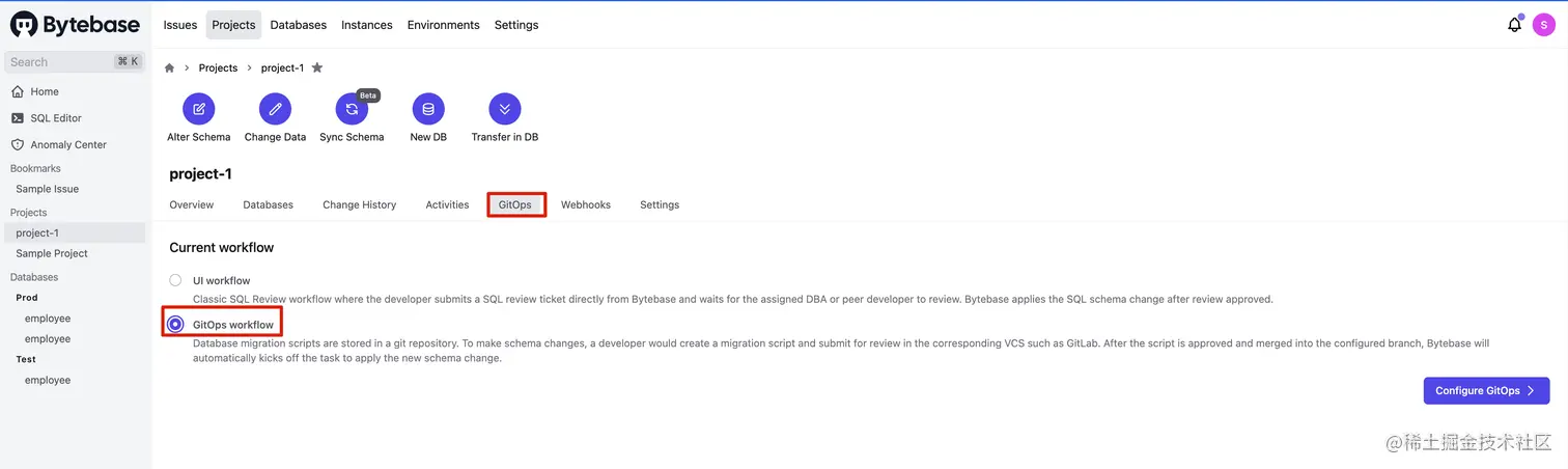 数据库 CI CD 工具 -- Bytebase 介绍Bytebase 作为一款开源的数据库 CI/CD 工具，为 DB - 掘金