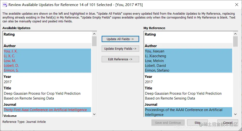 EndNote引文中显示英文文章中国作者名的第二个字的方法本文介绍利用EndNote软件，对论文参考文献中英文文献的汉语 - 掘金