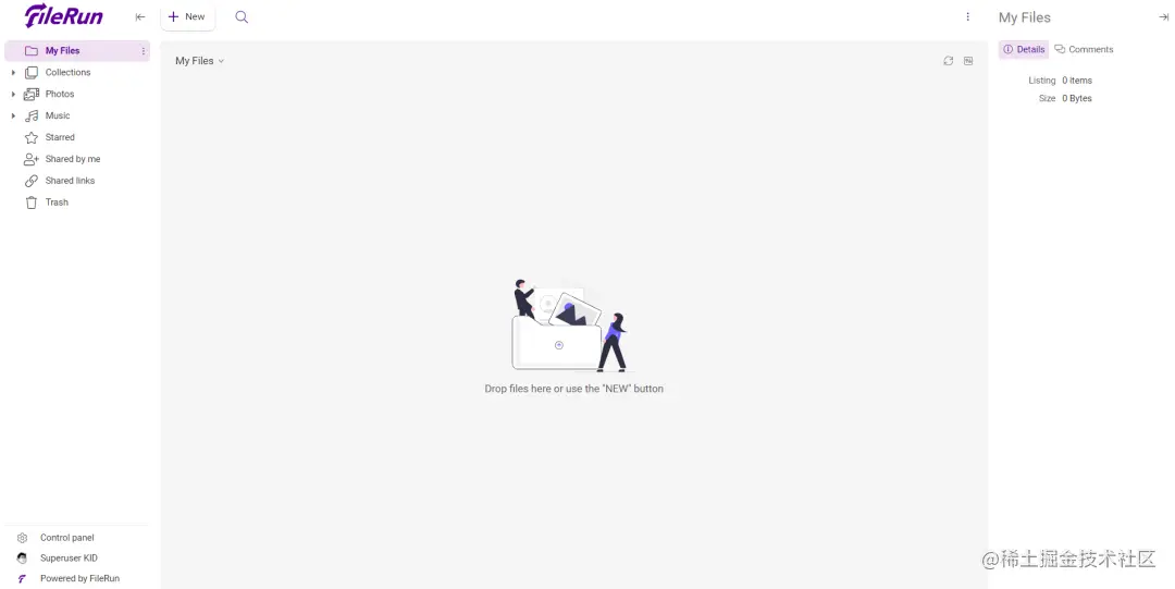 FileRun，打造你的私人云盘内存不够？网盘限速？不妨自己搭建一个私人定制化在线云网盘！FileRun，可以用于个人或 - 掘金