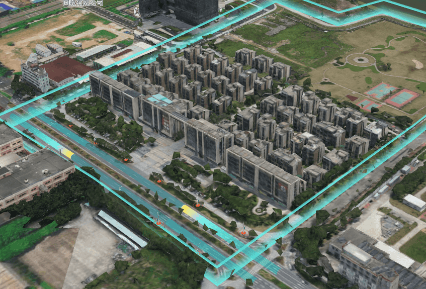 在高德地图中实现3DTiles将指定地理区域的无人机倾斜投影建筑模型置入高德卫星地图对应的地理位置上，实现快速加载和多级 - 掘金