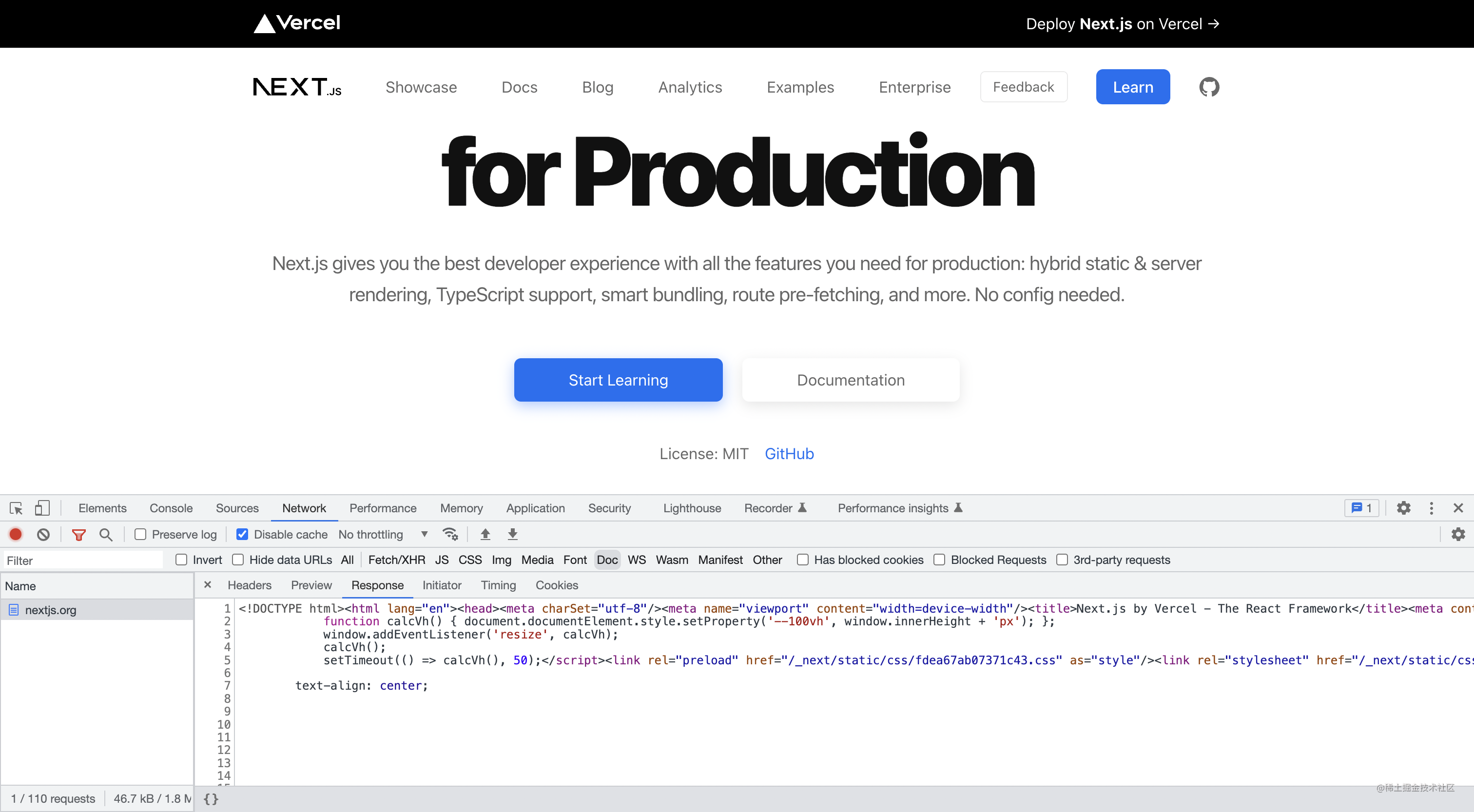 一文搞懂最强首屏渲染方案【Next.js】 - 掘金