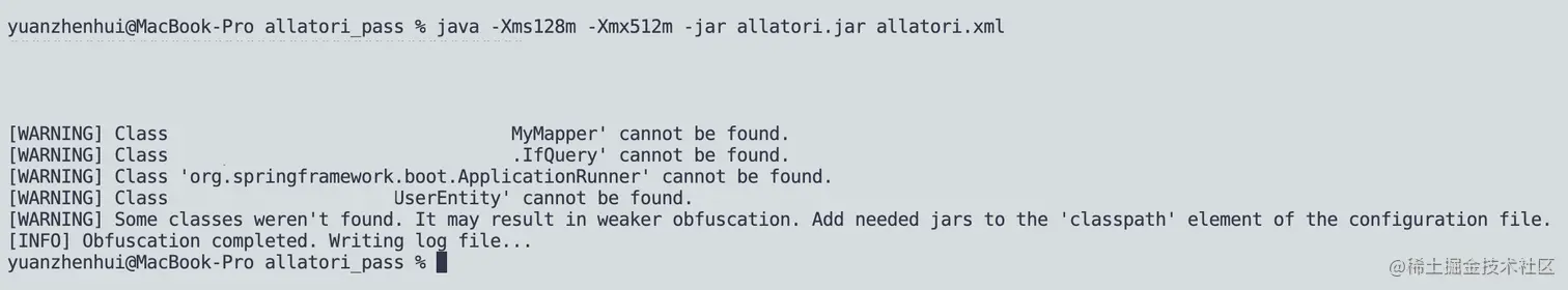 【Java】Allatori代码加密今天给各位分享一个Allatori代码加密实战，这个其实是我这边在做Allatori - 掘金