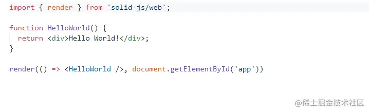 SolidJS入门SolidJS 1.SolidJS是什么 一个声明式、高效且灵活用于构建用户界面的 JavaScrip - 掘金