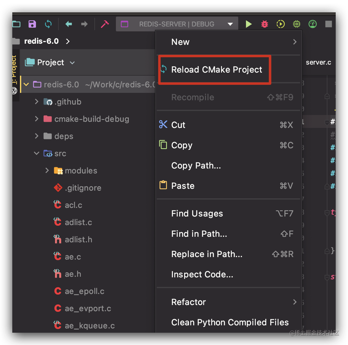 Redis Source Series 】mac Platform Using Clion Debugging Redis Source 9471