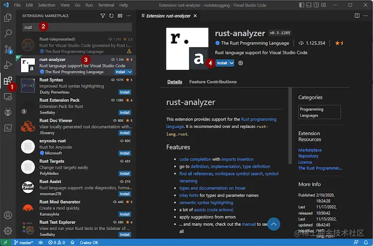 在VSCode中实现Rust编程调试指南在 VS Code 中调试 Rust：终极指南 Rust因其易用性、安全性和高性 - 掘金