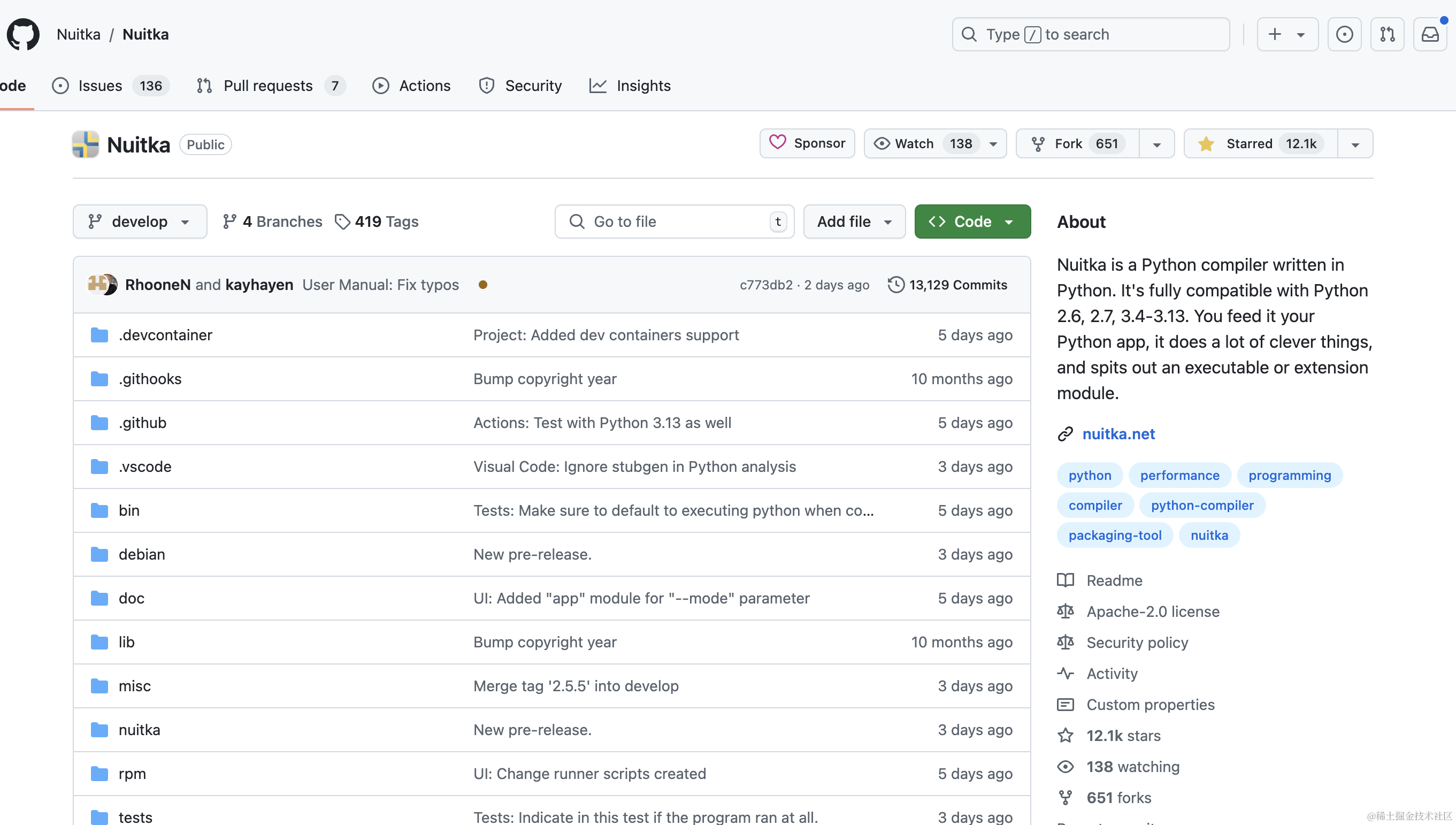 Python打包工具Nuitka使用指南官方开源地址：https://github.com/Nuitka/Nuitka - 掘金