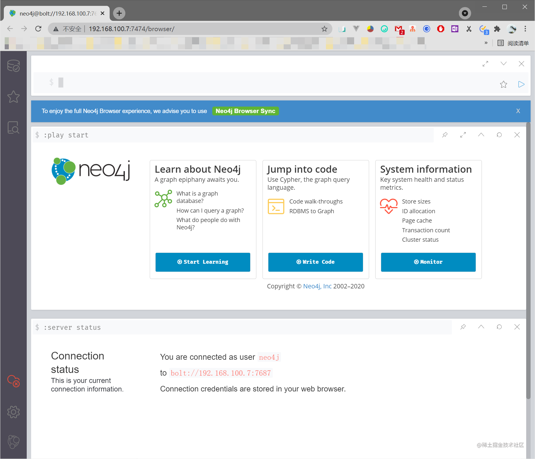 Docker Compose 部署 Neo4j 掘金