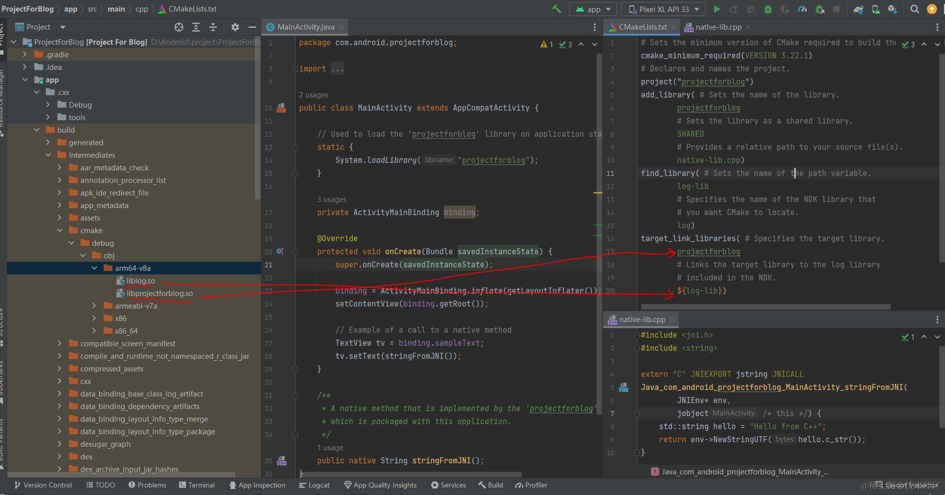 Android Jni开发-生成so库和aar详解(一)Android12 开发JNI流程,支持一键打包生成so，支持引 - 掘金