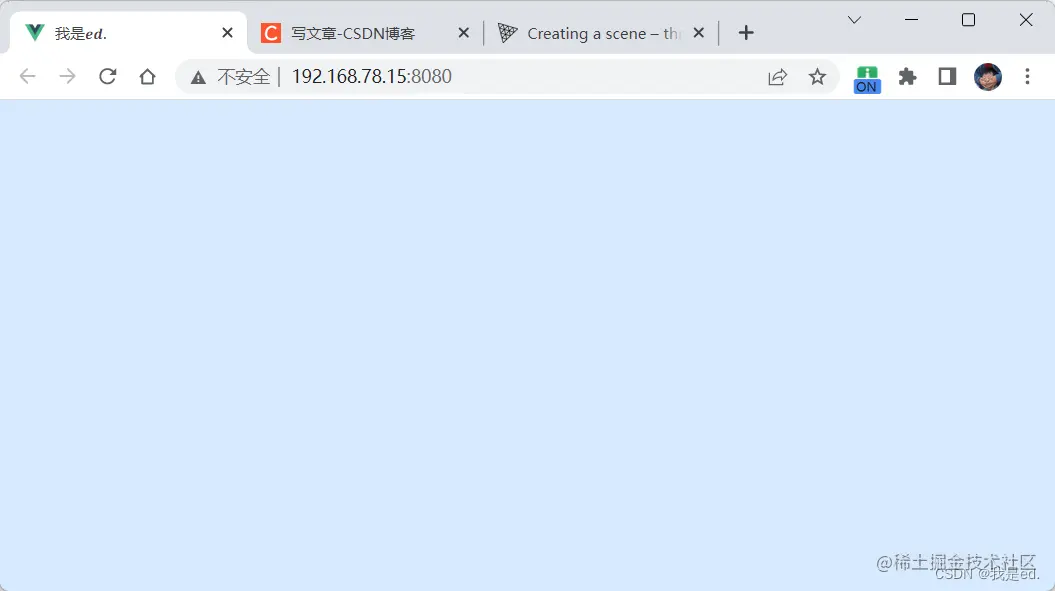 # 一篇文章了解 threejs 在 vue 项目中的基本使用 - 掘金