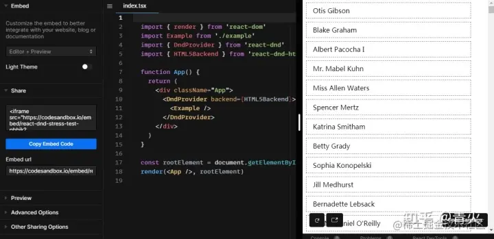 React拖拽排序组件库对比研究基于react的拖拽功能，有这么几个比较流行的库： react-dnd react-be - 掘金