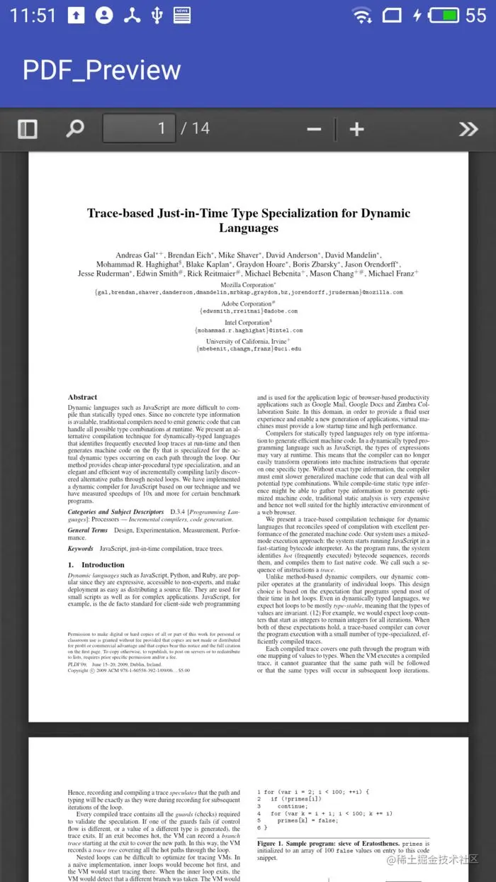Android 使用PDF.js浏览pdf的方法示例Android的WebView做不到ios的WebView那样可以很 - 掘金